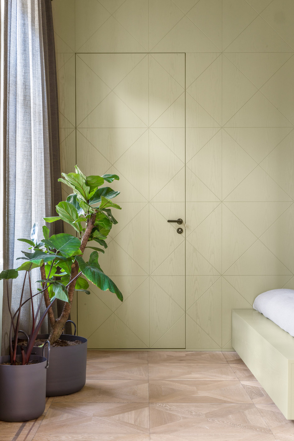 couleur vert amande appartement deco